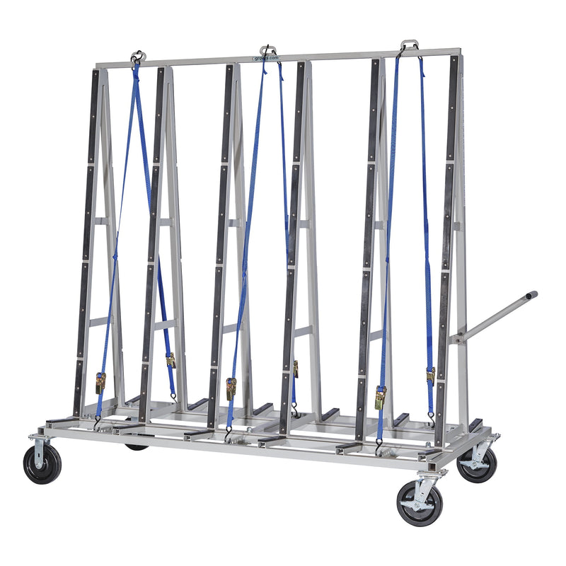 Glass Cart | Groves Heavy-Duty Flat Glass Cart · MG Supply